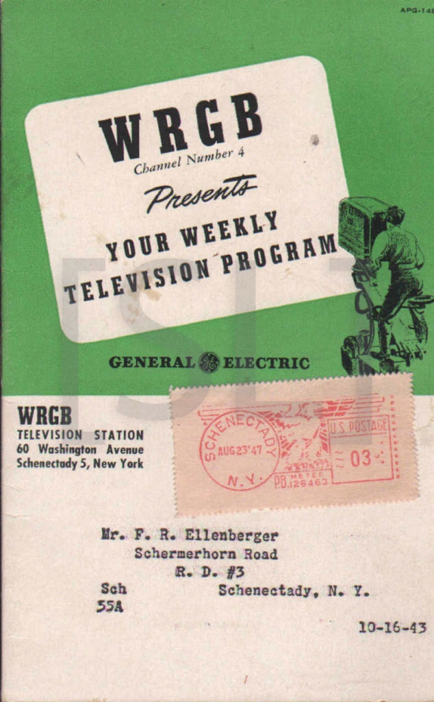 WRGB, Channel Number 4, Presents Your Weekly Program | The Steven ...