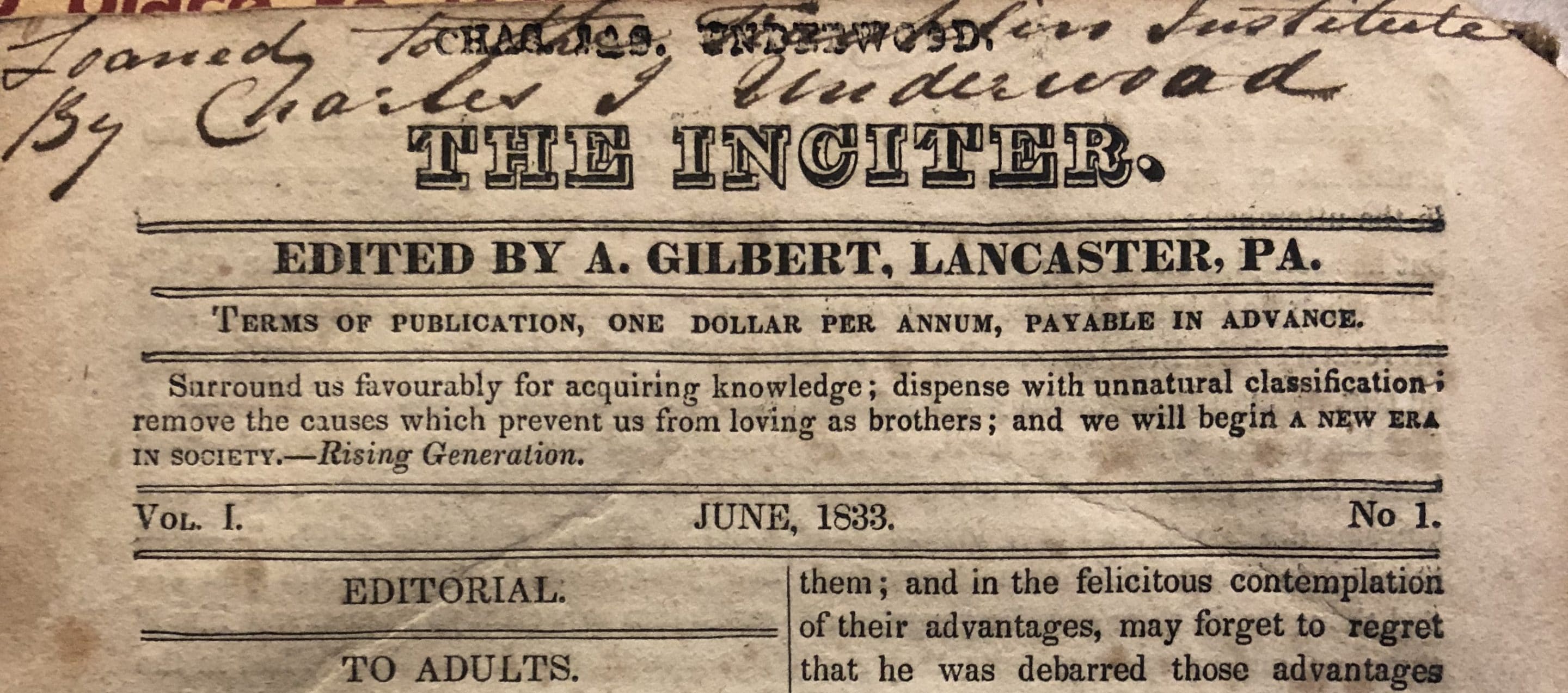 Inciter | The Steven Lomazow Collection