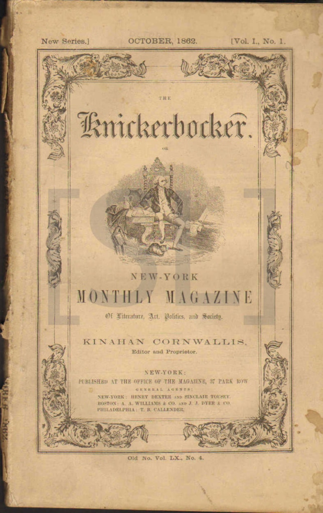Knickerbocker, or New York Monthly Magazine | The Steven Lomazow Collection