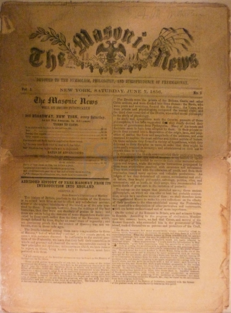 Masonic News | The Steven Lomazow Collection
